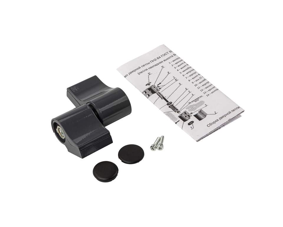 Петля Palermo, 2-х секц., втулочная, м/о 62, без крепл., RAL7024 ...