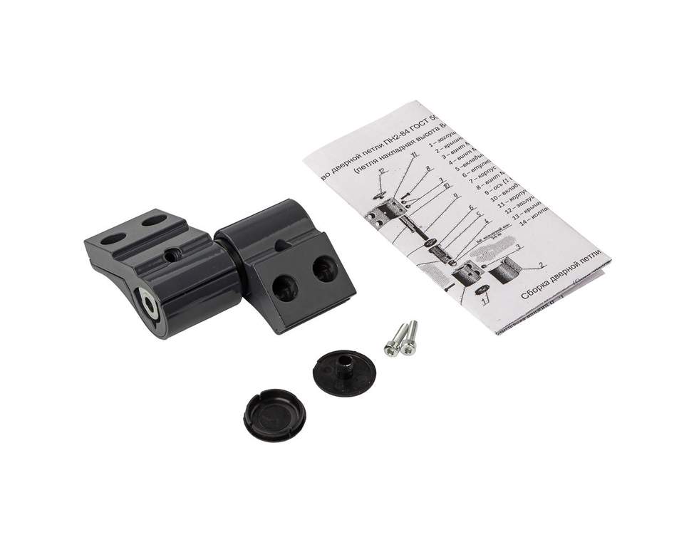 Петля Palermo, 2-х секц., втулочная, м/о 62, без крепл., RAL7024 ...